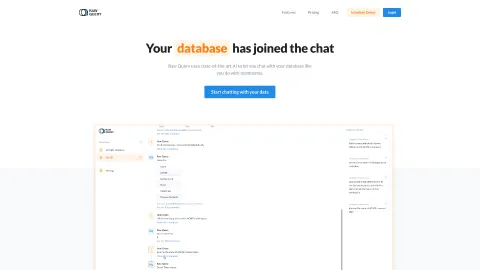 SQL Database AI Chatbot - RawQuery